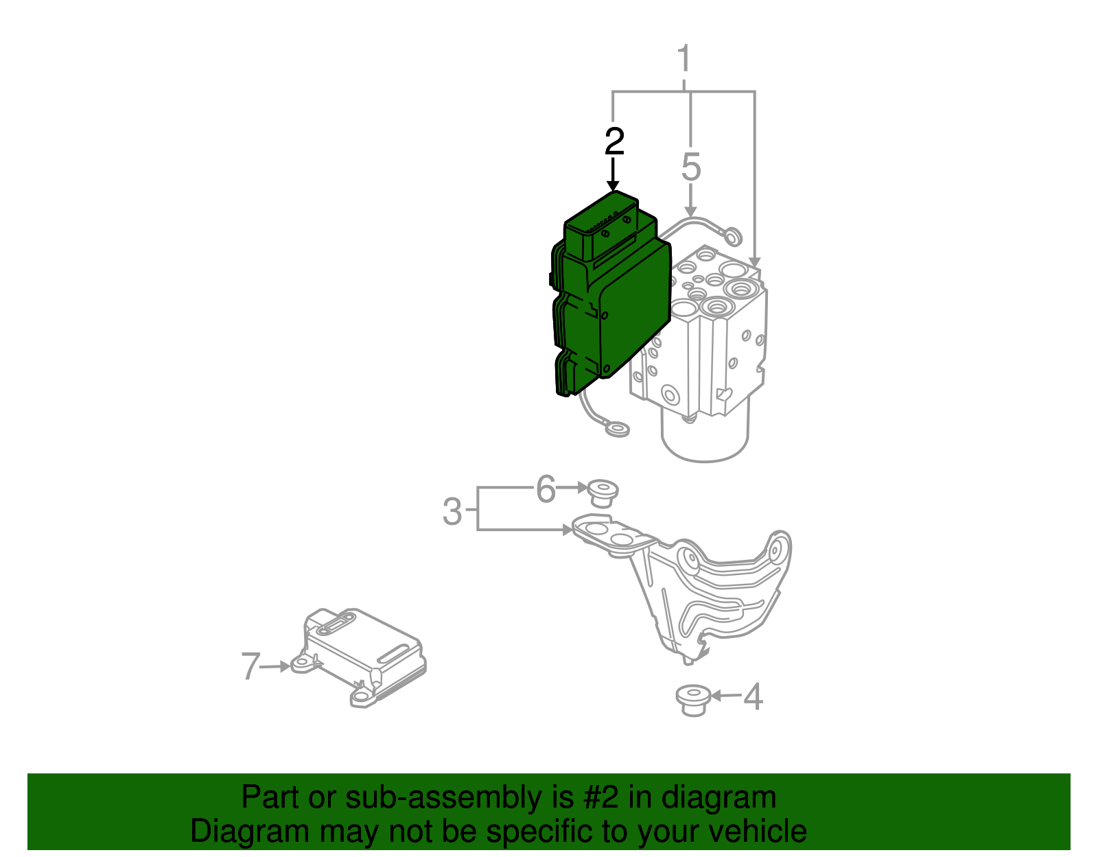 Genuine ABS Control Unit (with ESP) for 2006-2009 Saab 9-3 | Part ...