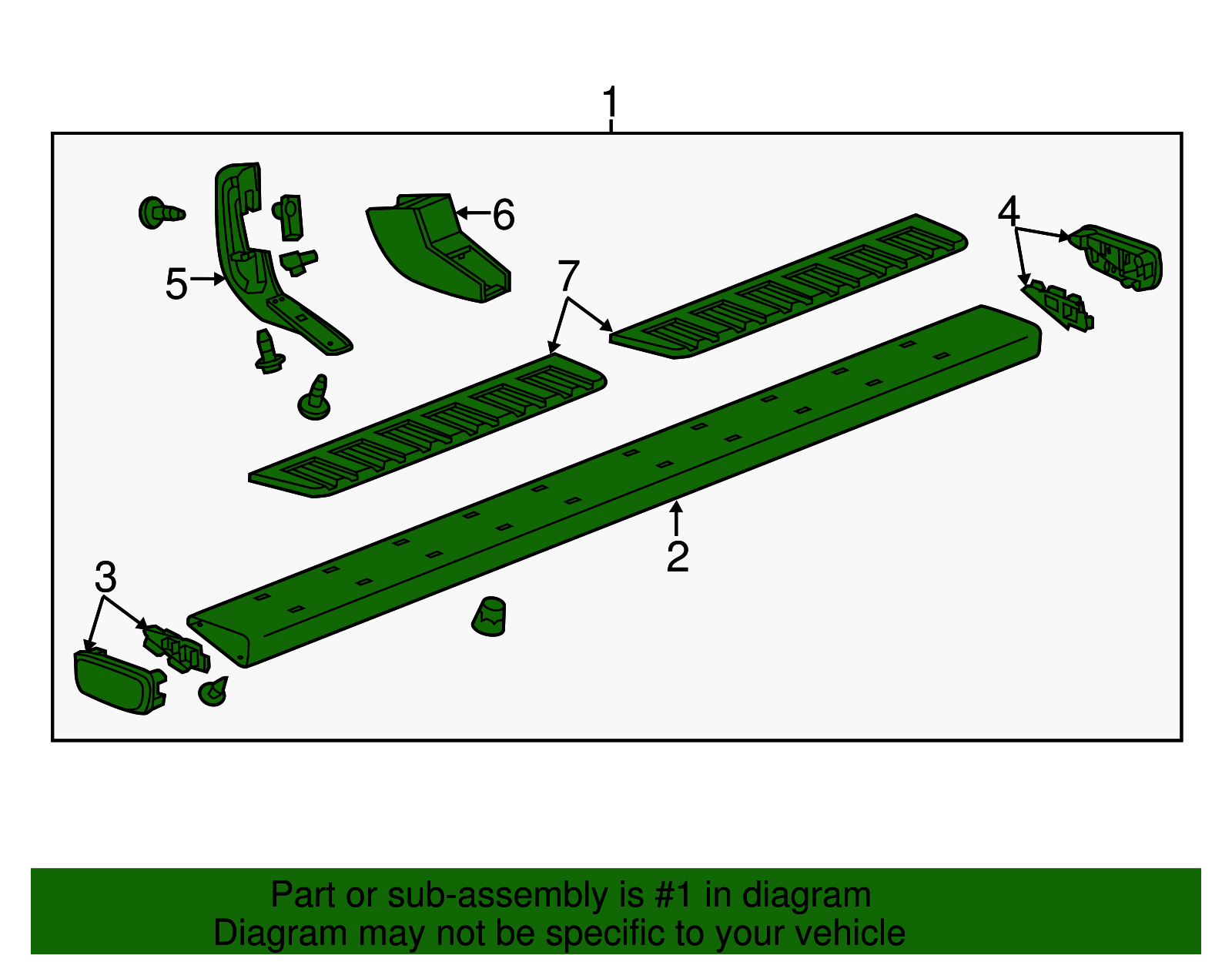 2017-2019 GM Running Board Step 84106514 | GM Parts Center