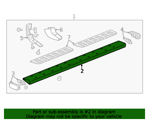 84106463 - Step Bar 2014-2019 GM | GM Parts Center