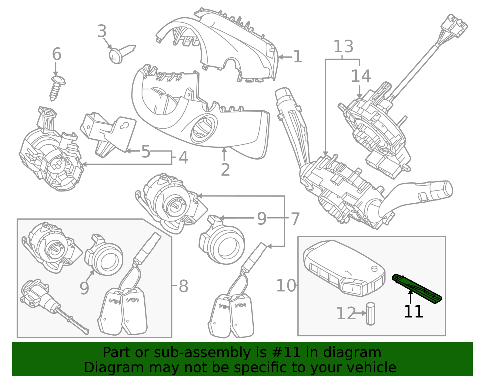 2023-2025 Kia Niro Key 81996-K0000 | Kia Parts Direct
