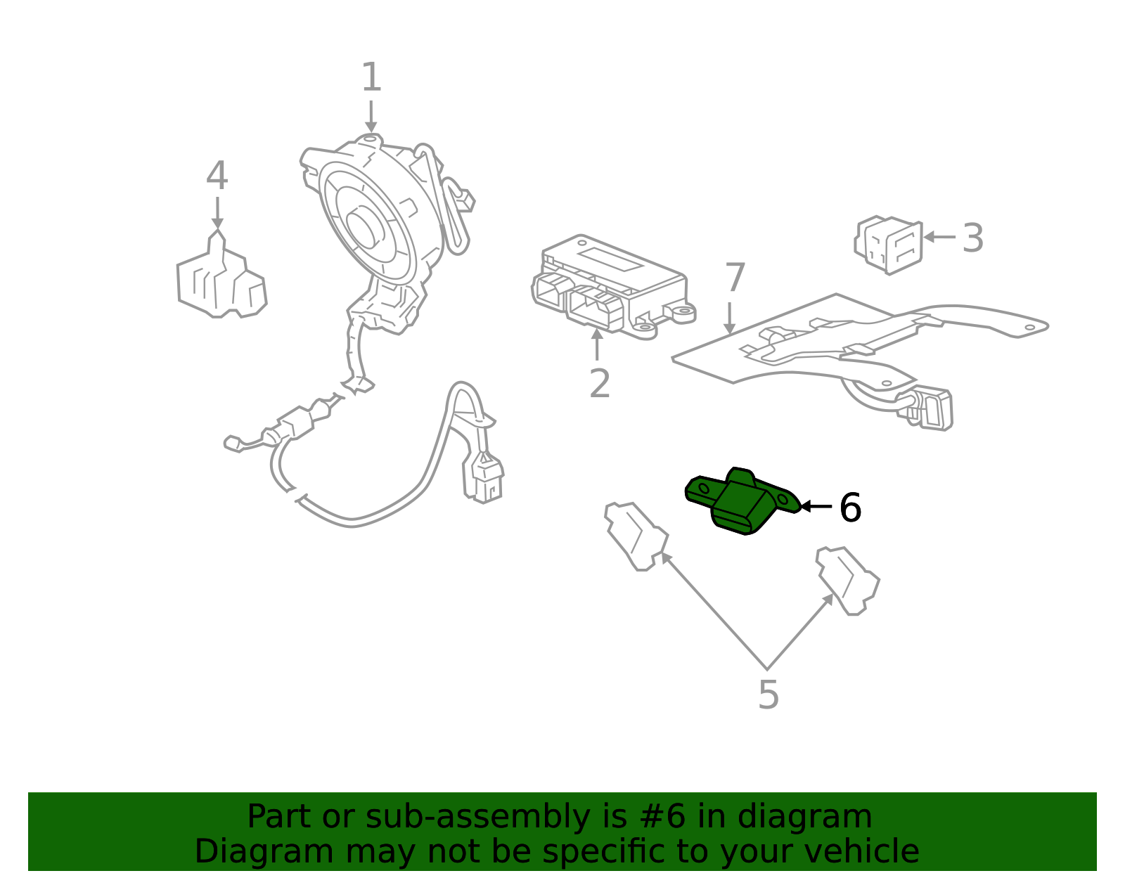 2013-2025 GM Airbag Sensor 22886642 | TascaParts.com