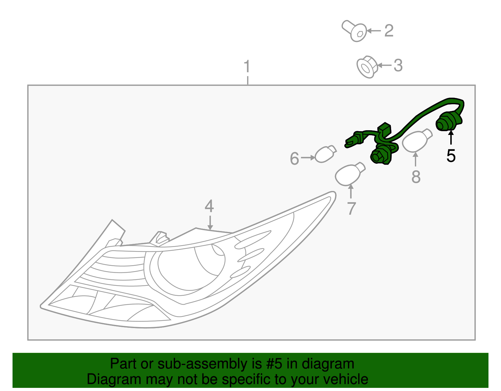 Hyundai - 92440-1R600 - Socket & Wire - 2015-2017 Hyundai Accent | OEM ...
