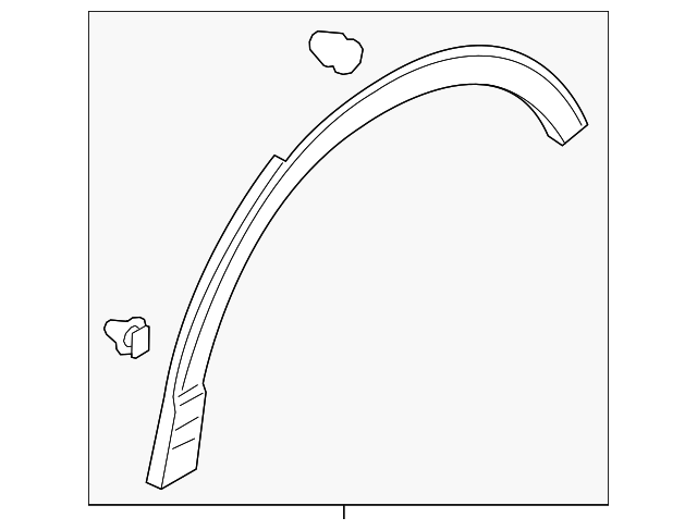 2019-2025 Audi Q3 Wheel Opening Molding 83A-853-818-A-GRU | TascaParts.com