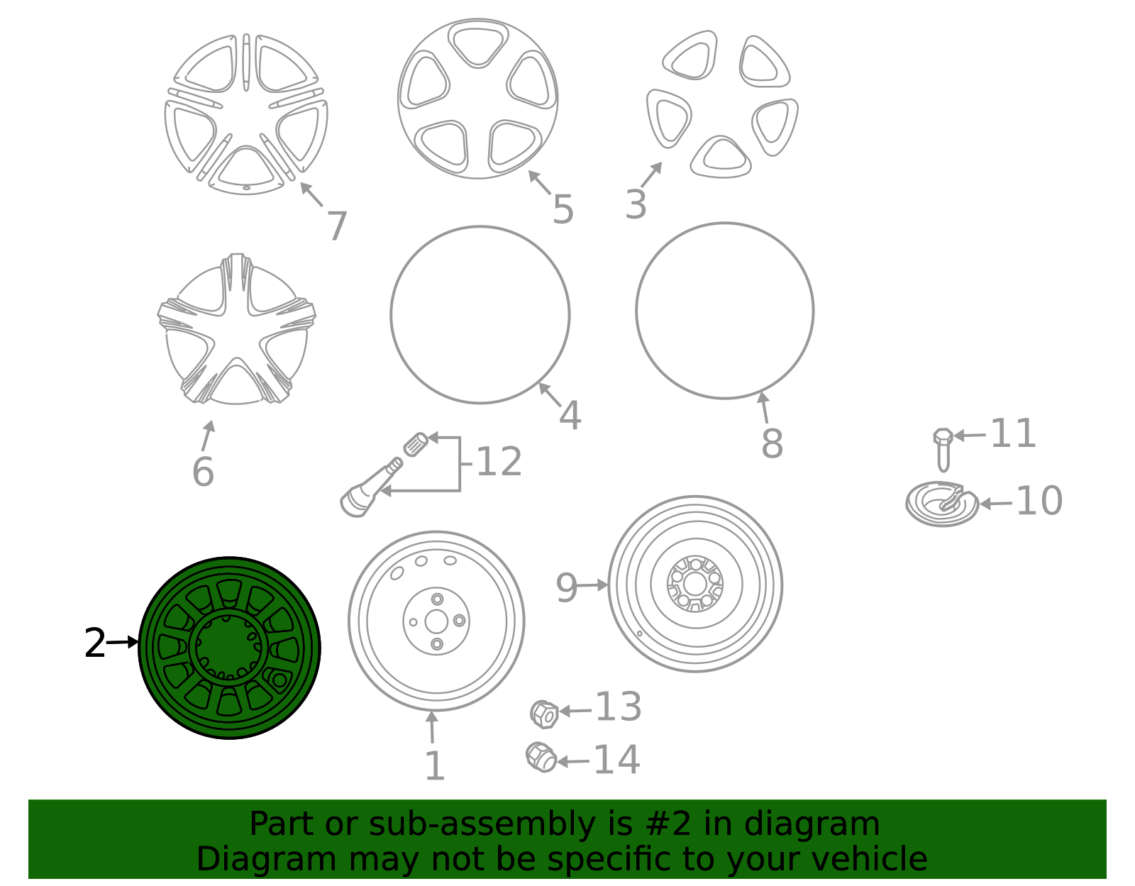 9965-82-6050 - Wheel, Steel 2001-2002 Mazda | Mazda Parts.US