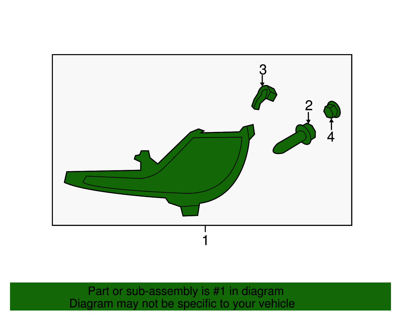 92202-1R000 - Fog Lamp Assembly 2012-2017 Hyundai Accent | Hyundai ...