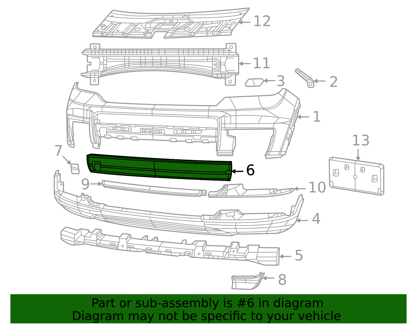 Bumper Cover Spacer Panel 68585414AA | Mopar Parts Canada