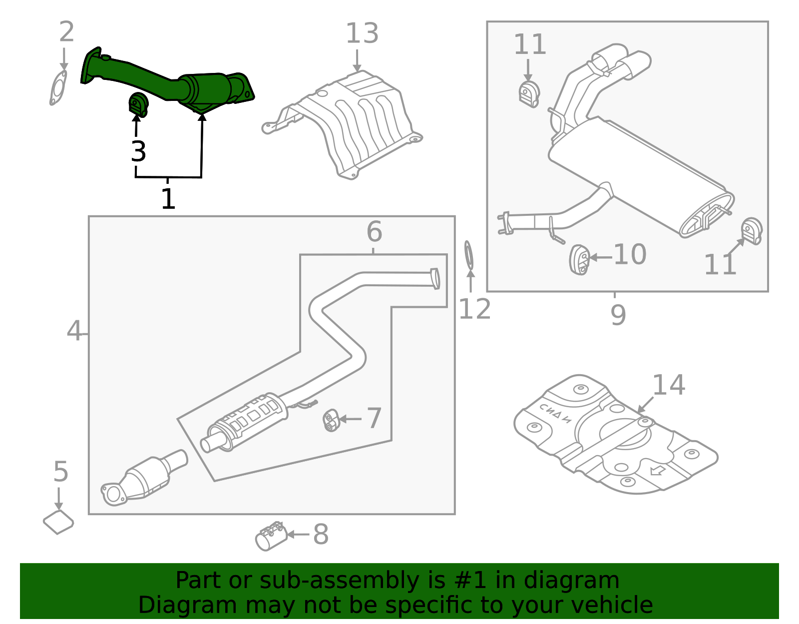 28610-AA900 - High-Quality Exhaust Intermediate Pipe for AutoNation Parts