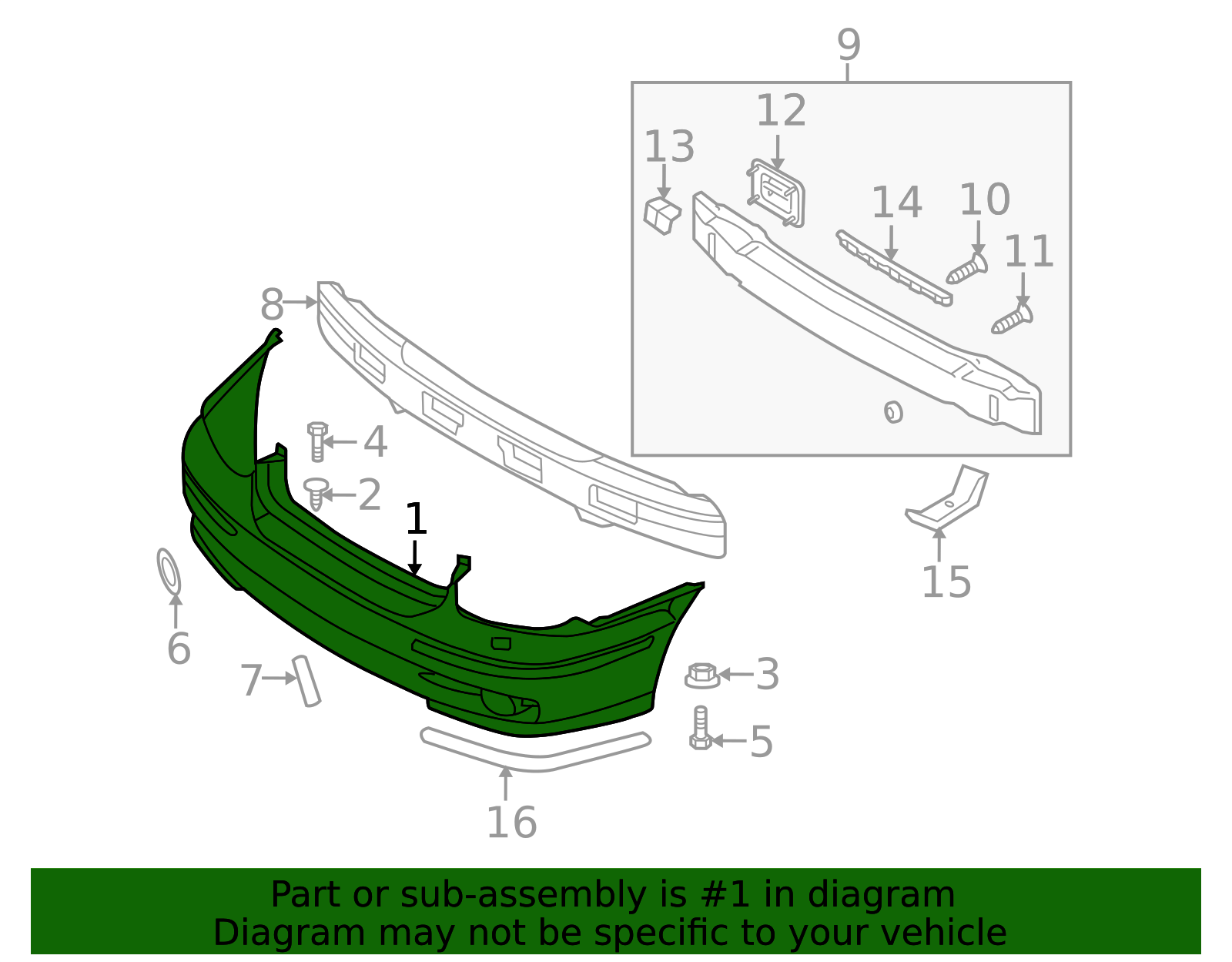 2002-2005 Hyundai Sonata Bumper Cover 86560-3D030 | QuirkParts