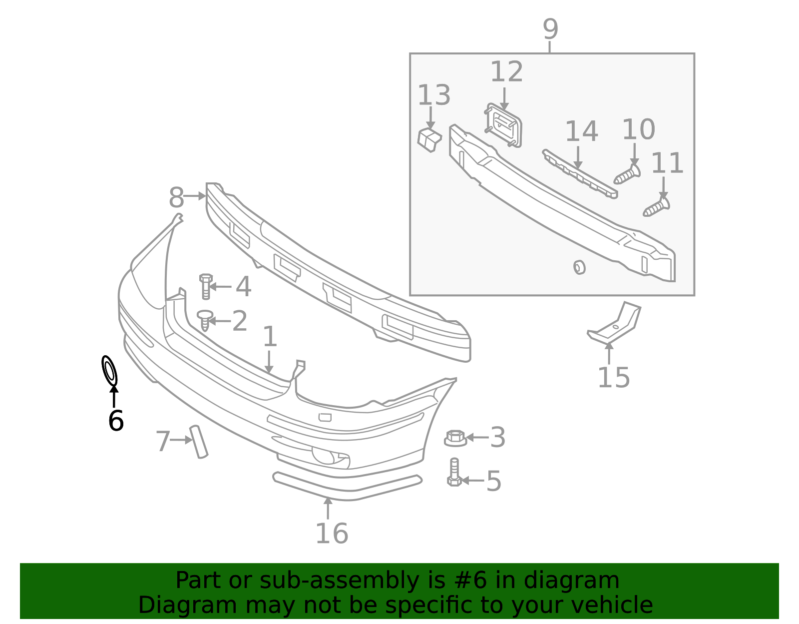Hyundai - 86512-3D010 - Blank Cover - 2004-2005 Hyundai Sonata | OEM ...