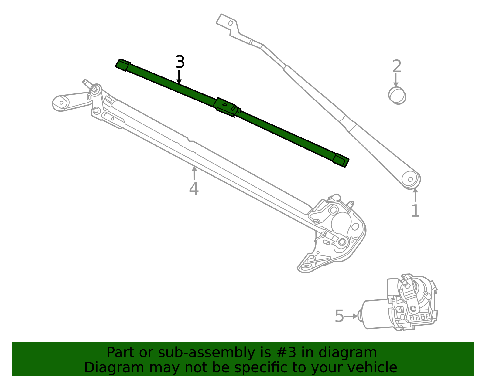 M1PZ-17528-E - 2021-2024 Ford Bronco Sport Wiper Blade - Motorcraft (WW ...