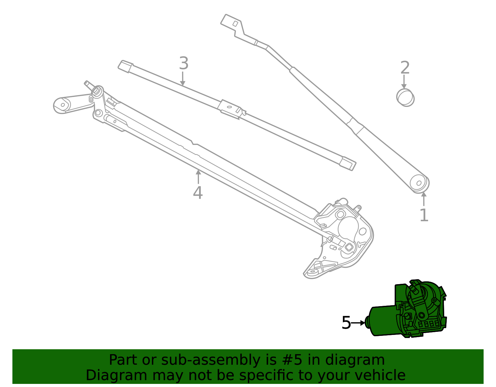 WM-989 - Motorcraft™ Wiper Motor | Dealer Auto Parts