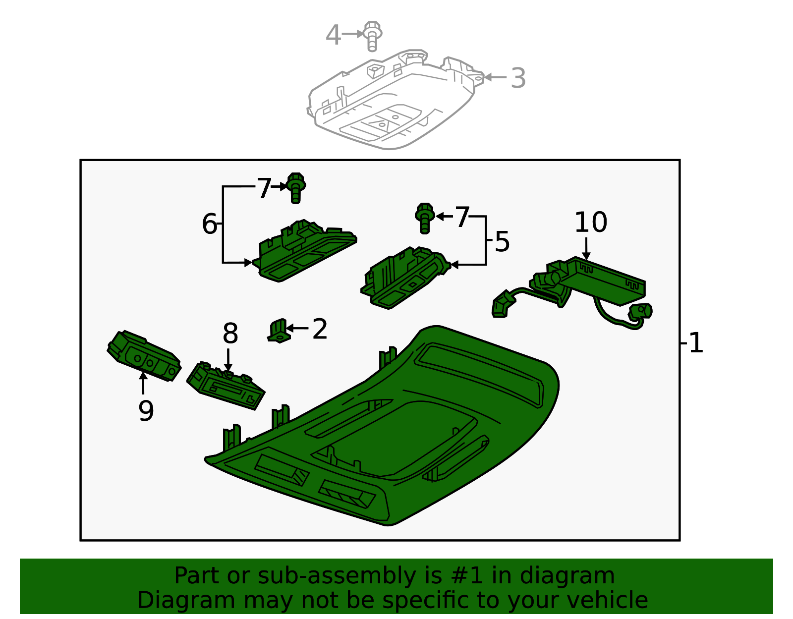 Buy Genuine GM Auto Parts - Console (Part # 84203628) | GM Parts Store