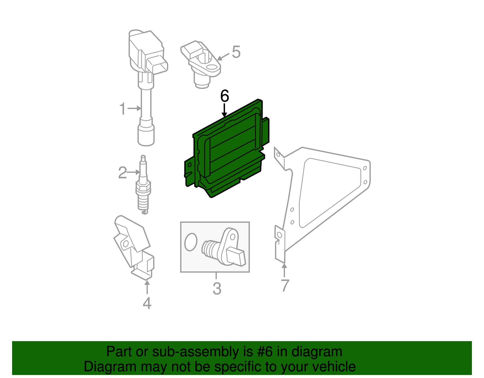 23710-9AA7A - 2011-2012 Nissan Sentra - Ecm | Anicra Nissan Parts