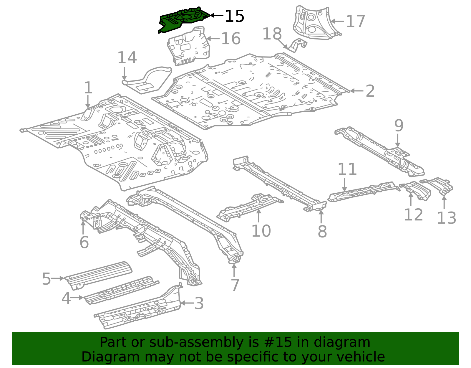 58313-0C030 - 2023-2024 Toyota Sequoia - Upper Side Panel | Toyota ...