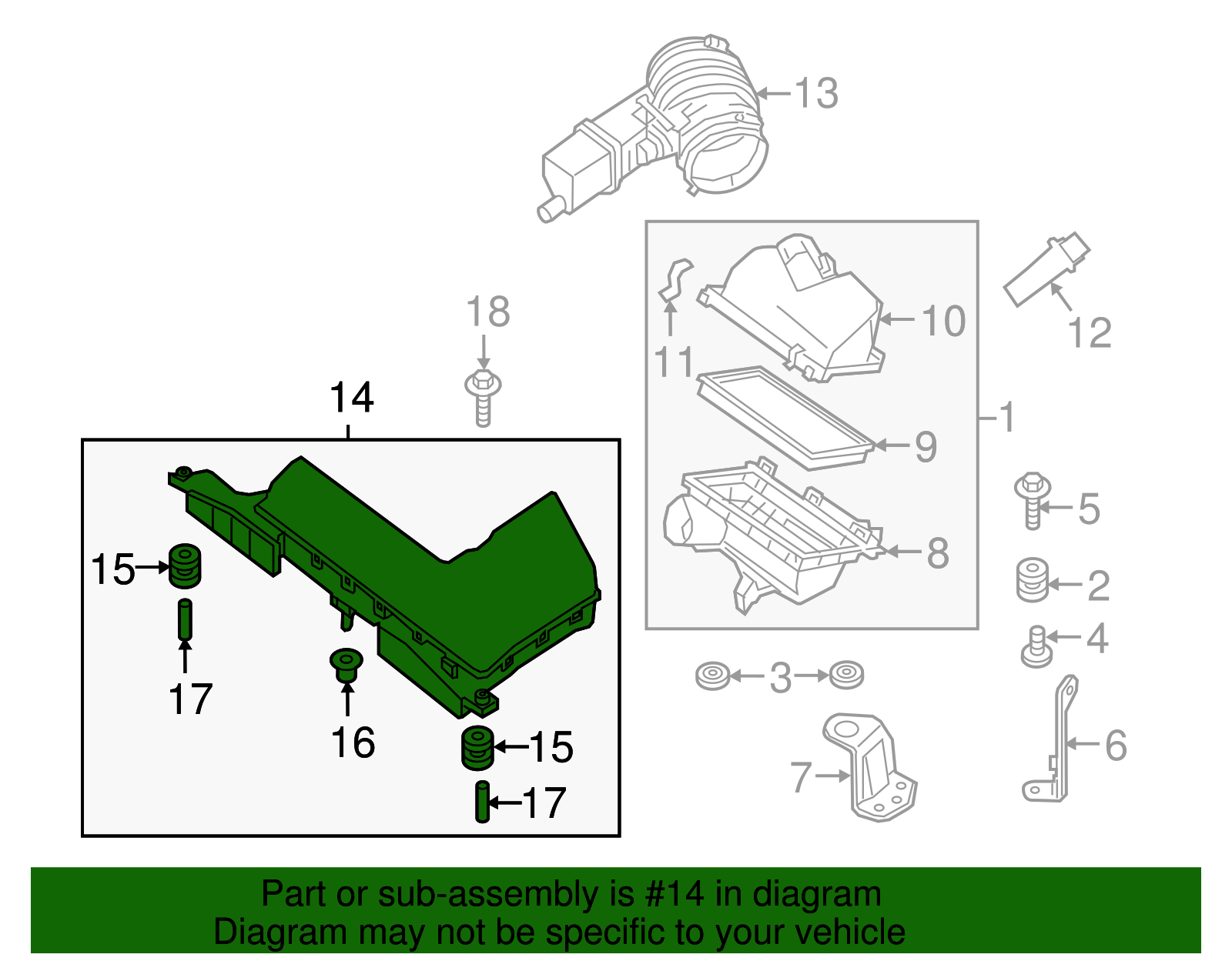 16554-4RA0A - Intake Duct - 2016-2023 Nissan Maxima | Nissan OEM Parts ...
