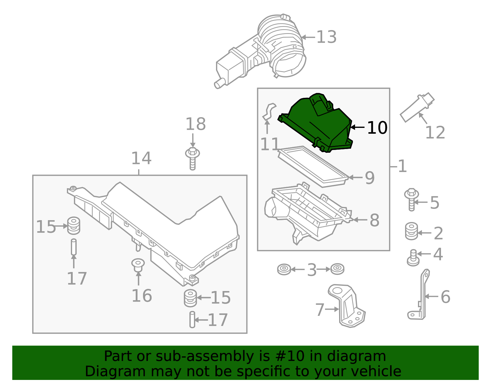 16526-9N00A - Upper Cover Official Nissan Parts Store