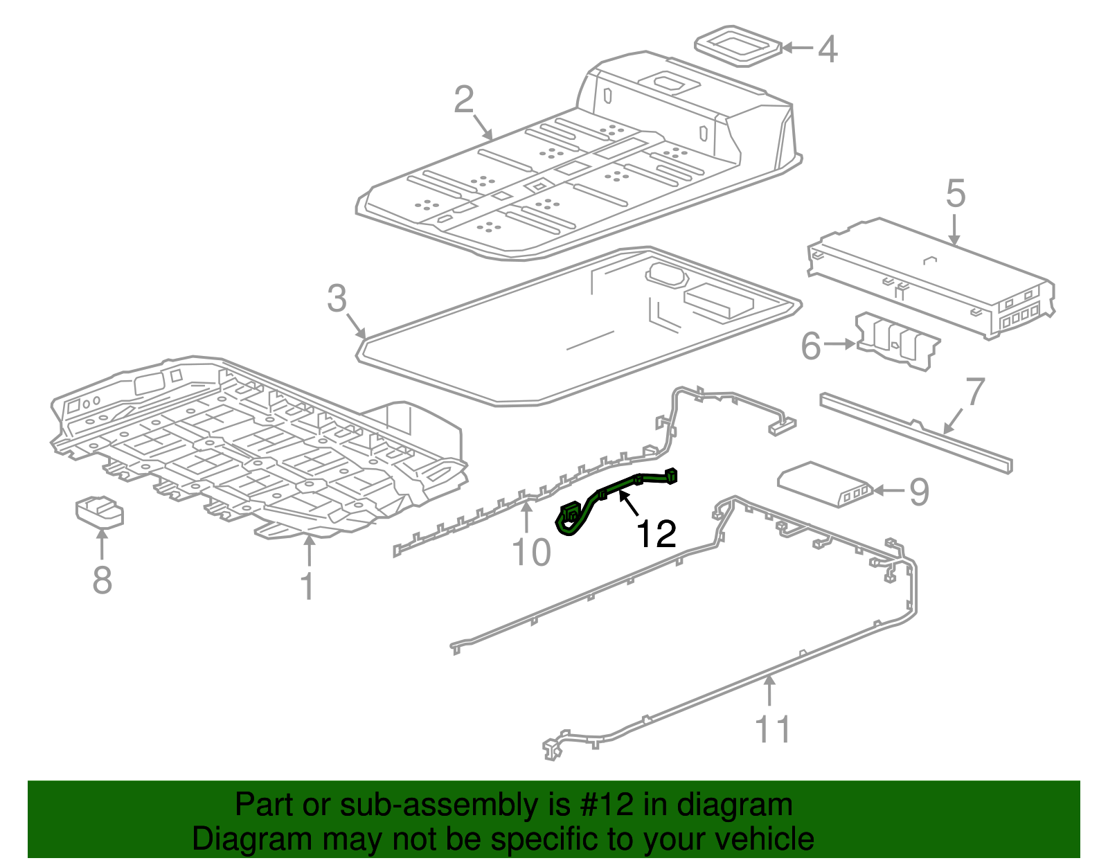 2017-2023 Chevrolet Driver Side Drive Motor Battery Sensor Module ...
