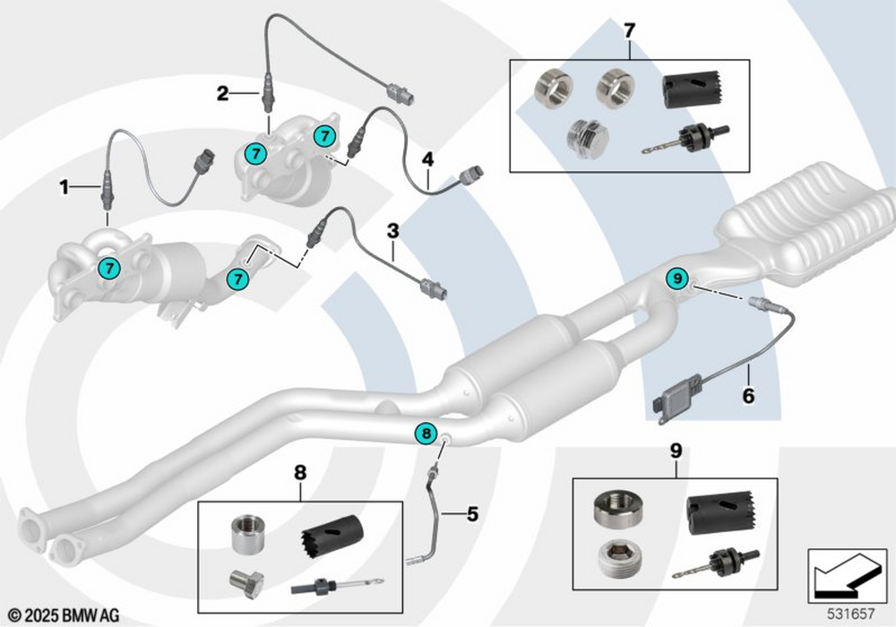 11787589475 - BMW Lambda Monitor Sensor 2009-2019 BMW | Performance Auto Parts
