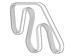 2004-2009 Lexus | Serpentine Belt | 90916-02585 | Express Lexus Parts