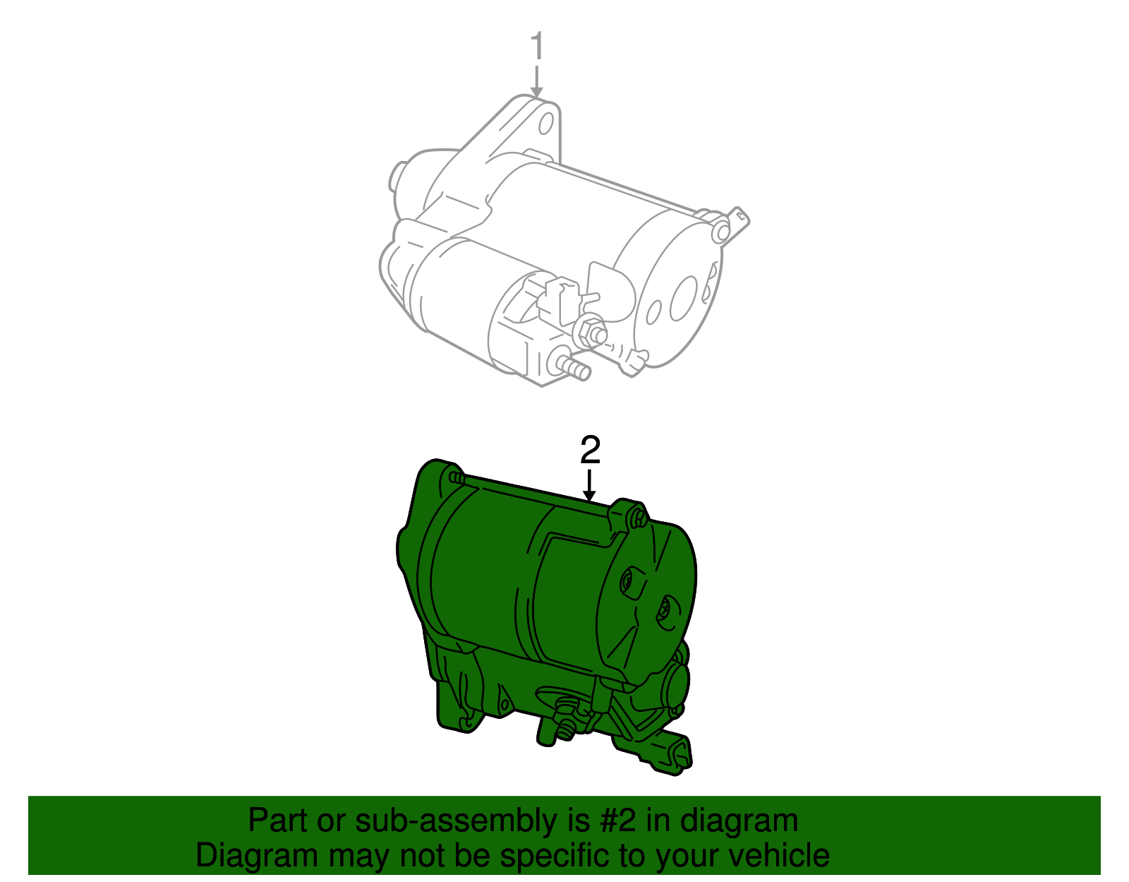 2010-2014 Toyota Tundra Starter 28100-31041 | OEM Parts Online