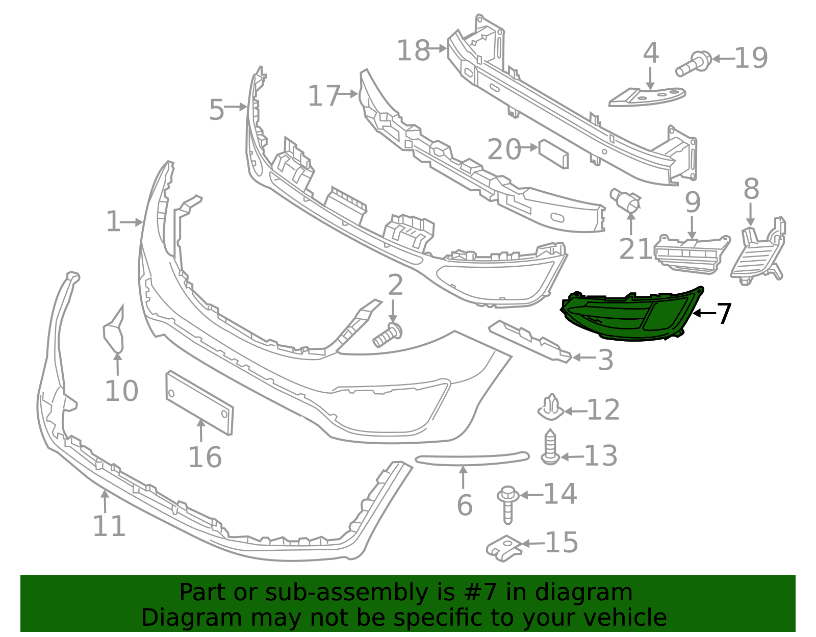 2014-2016 Kia Sportage OEM NEW 2014-2016 Kia Sportage Right Hand Front ...