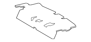 2012-2017 Toyota Camry Pkg Tray Cover 64165-06230 | Toyota Parts Center