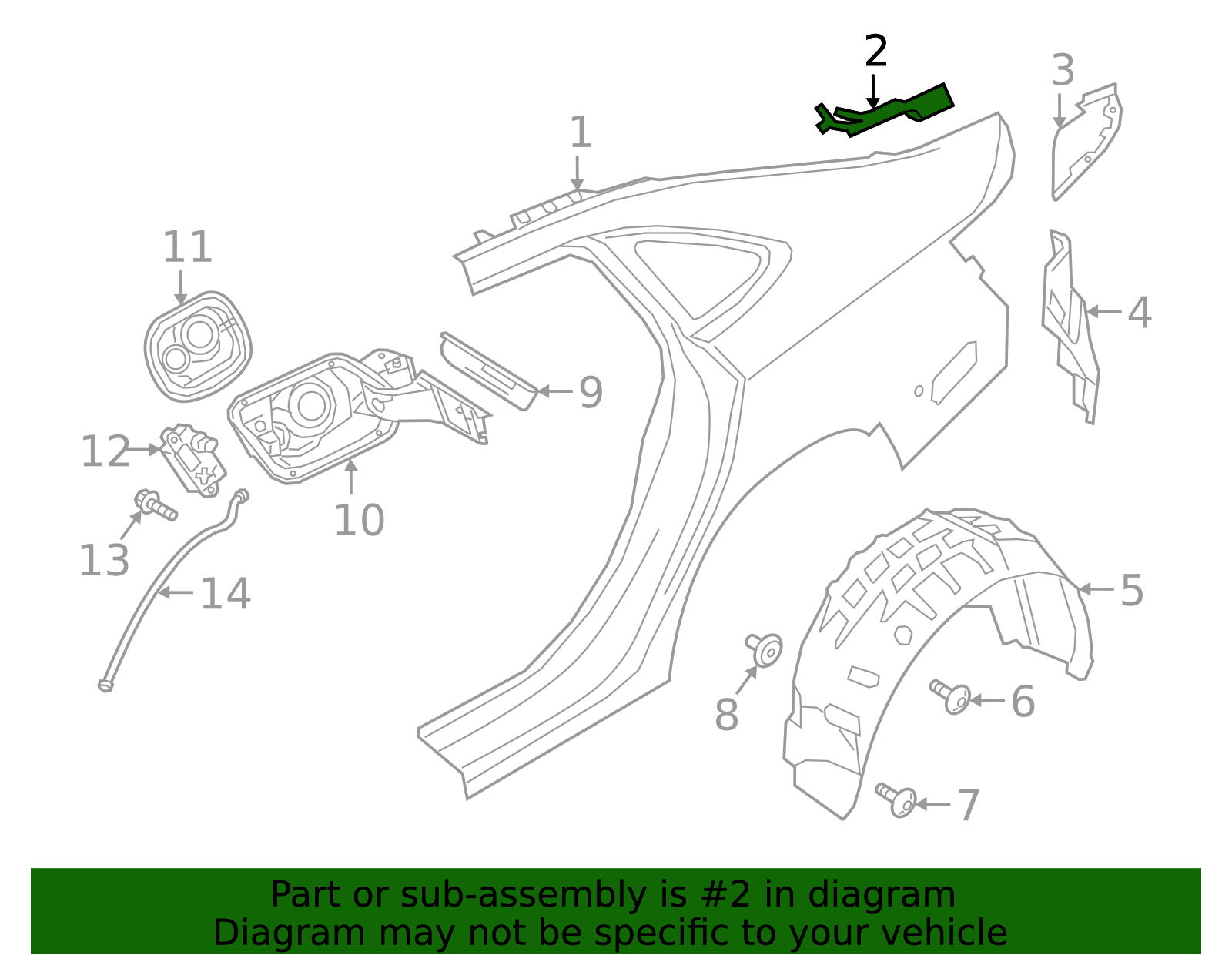 2019-2025 Volkswagen Jetta Drip Channel 17A-809-642 | VW Direct Auto Parts