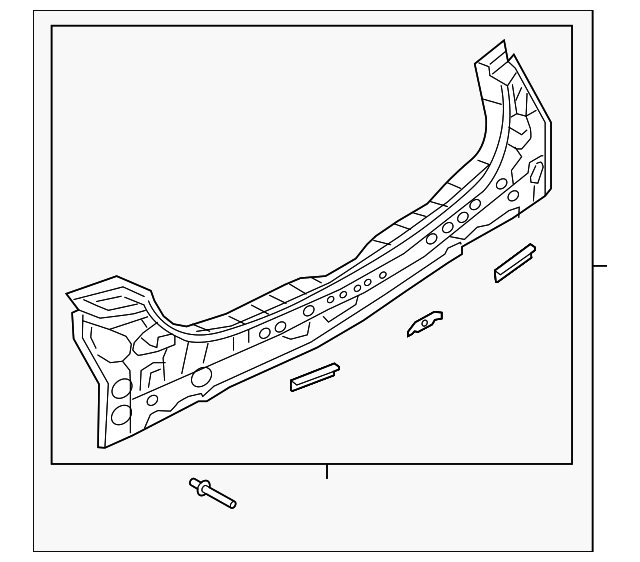 B4YC-70-75ZB - Mazda Rear Panel Assembly 2014-2018 Mazda 3 ...