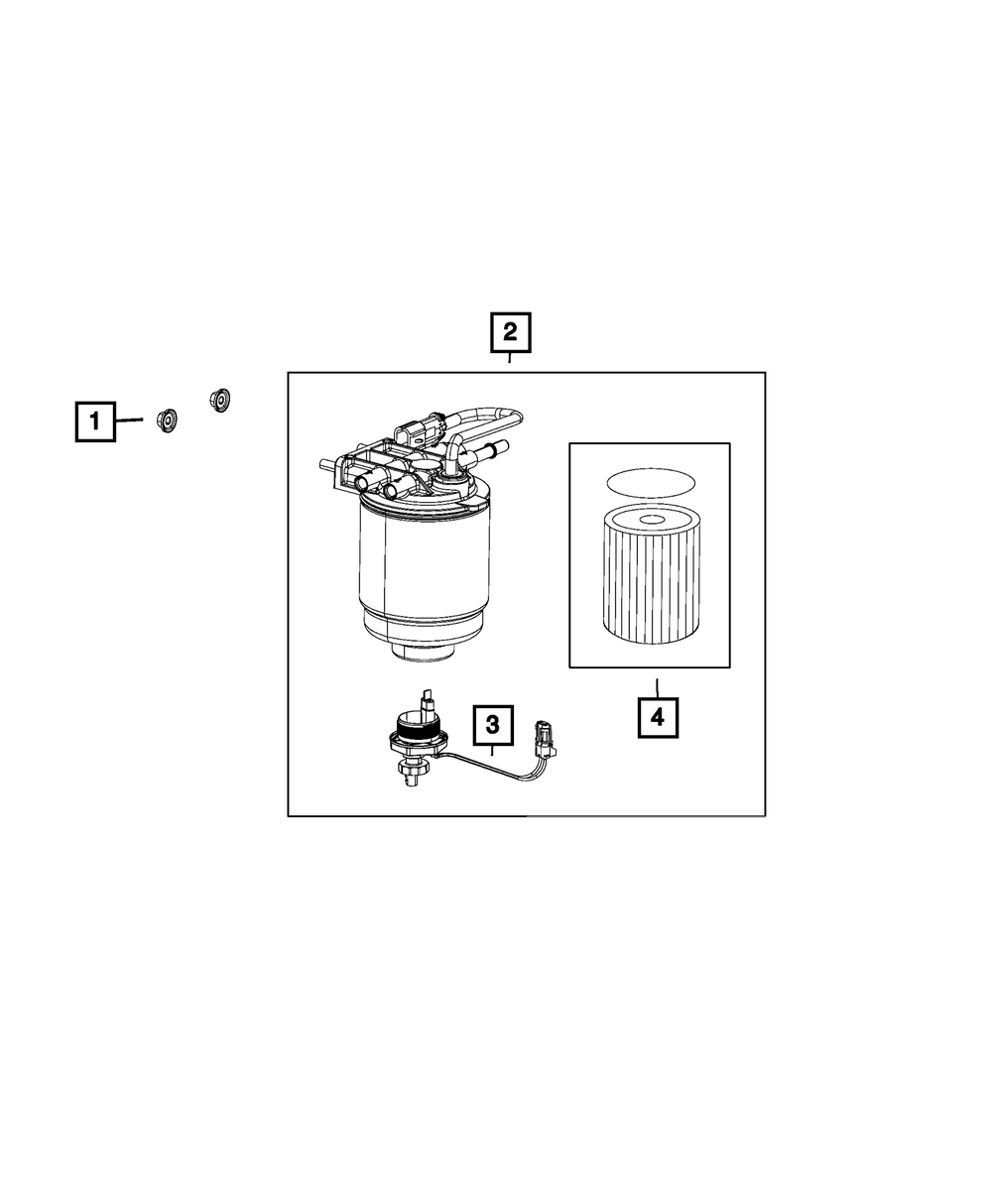 68197867AB - Fuel/Water Separator Filter Kit 2013-2018 Ram | The ...