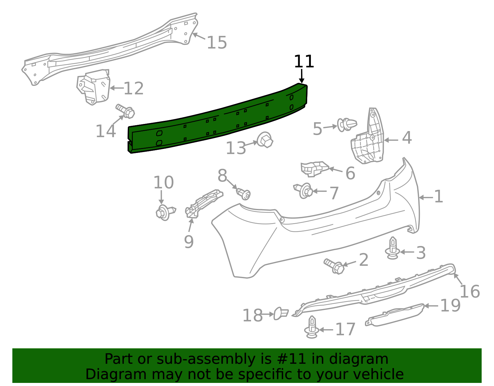 2007-2018 Toyota Yaris Impact Bar 52171-52030 | MotorMotor