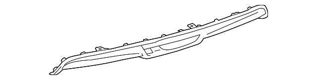 Genuine Toyota Bumper Guard part# 52453-0D040 for 2015-2017 Toyota ...