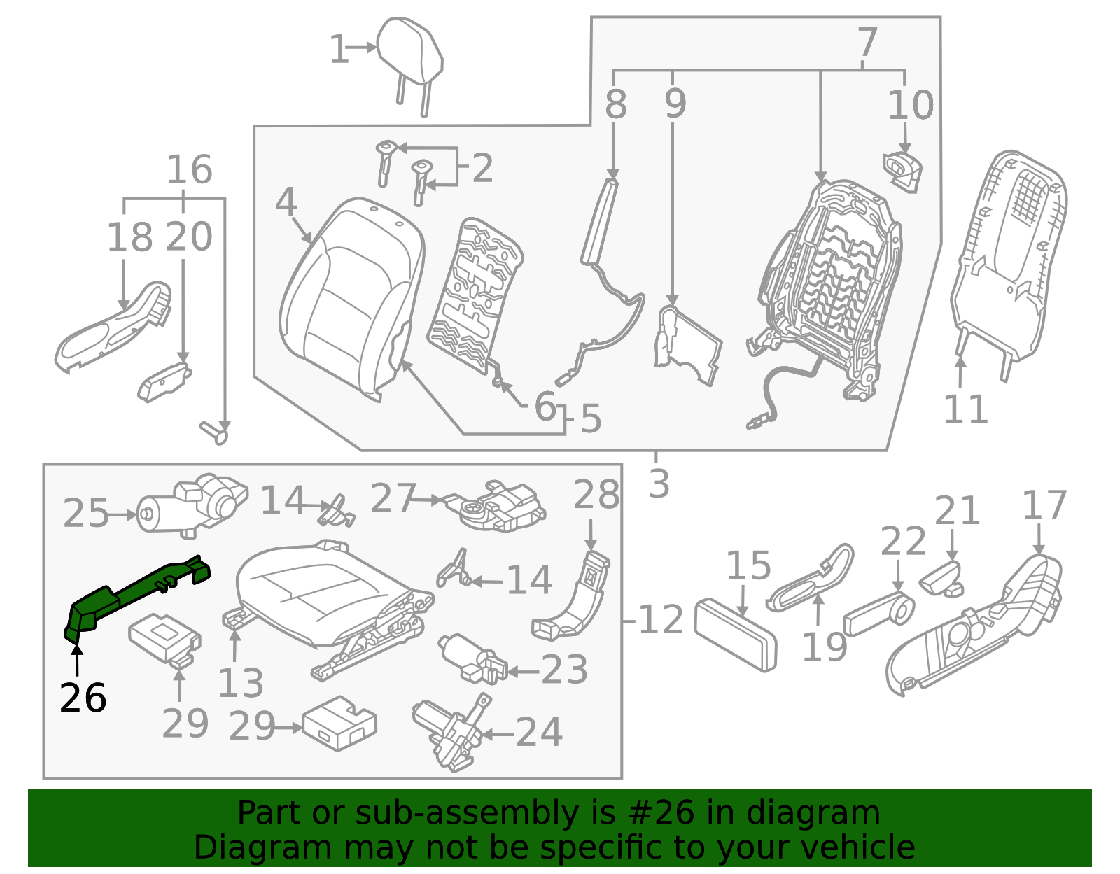 2022-2024 Hyundai Ioniq 5 Rail Cover 88284-GI100-YGN | MotorMotor