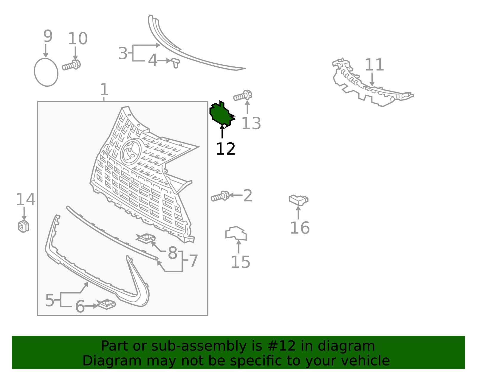 88210-48170 - High-Quality Cruise Control Distance Sensor for 2023-2025 ...