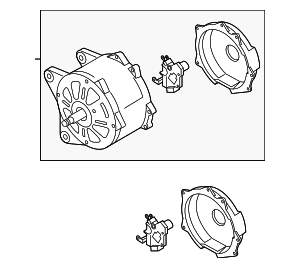 2011-2013 Volkswagen Touareg Alternator 059-903-023-L | OEM Parts Online