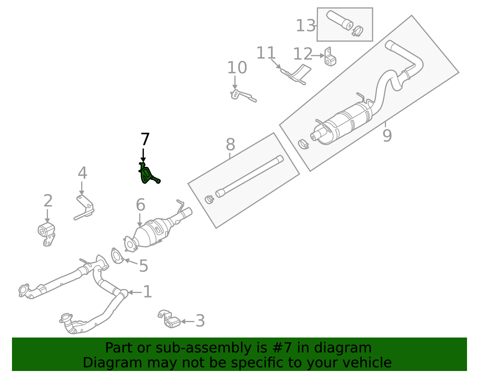 2021-2025 Ford Exhaust System Hanger Bracket LC2Z-5A246-A | Ford OEM ...