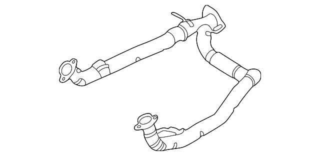 2021-2025 Ford | Exhaust Pipe | LC2Z-5246-A | Walls' Ford Parts