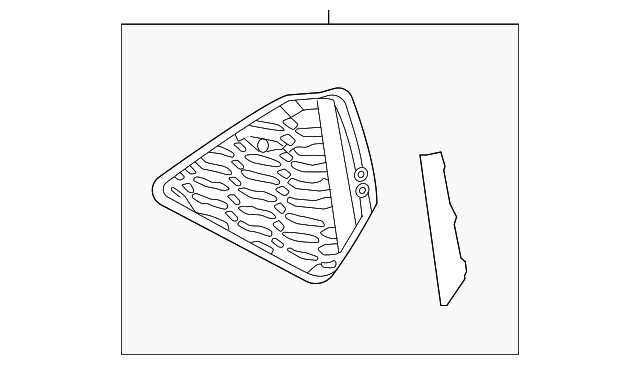 4K8-807-647-G-T94 - Outer Grille 2021-2025 Audi | Audi OEM Parts Guy