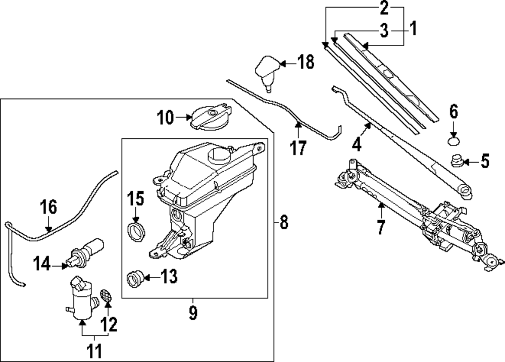 Hyundai - 98100-CU000 - Motor & Linkage - 2023-2025 Genesis GV60 | OEM ...