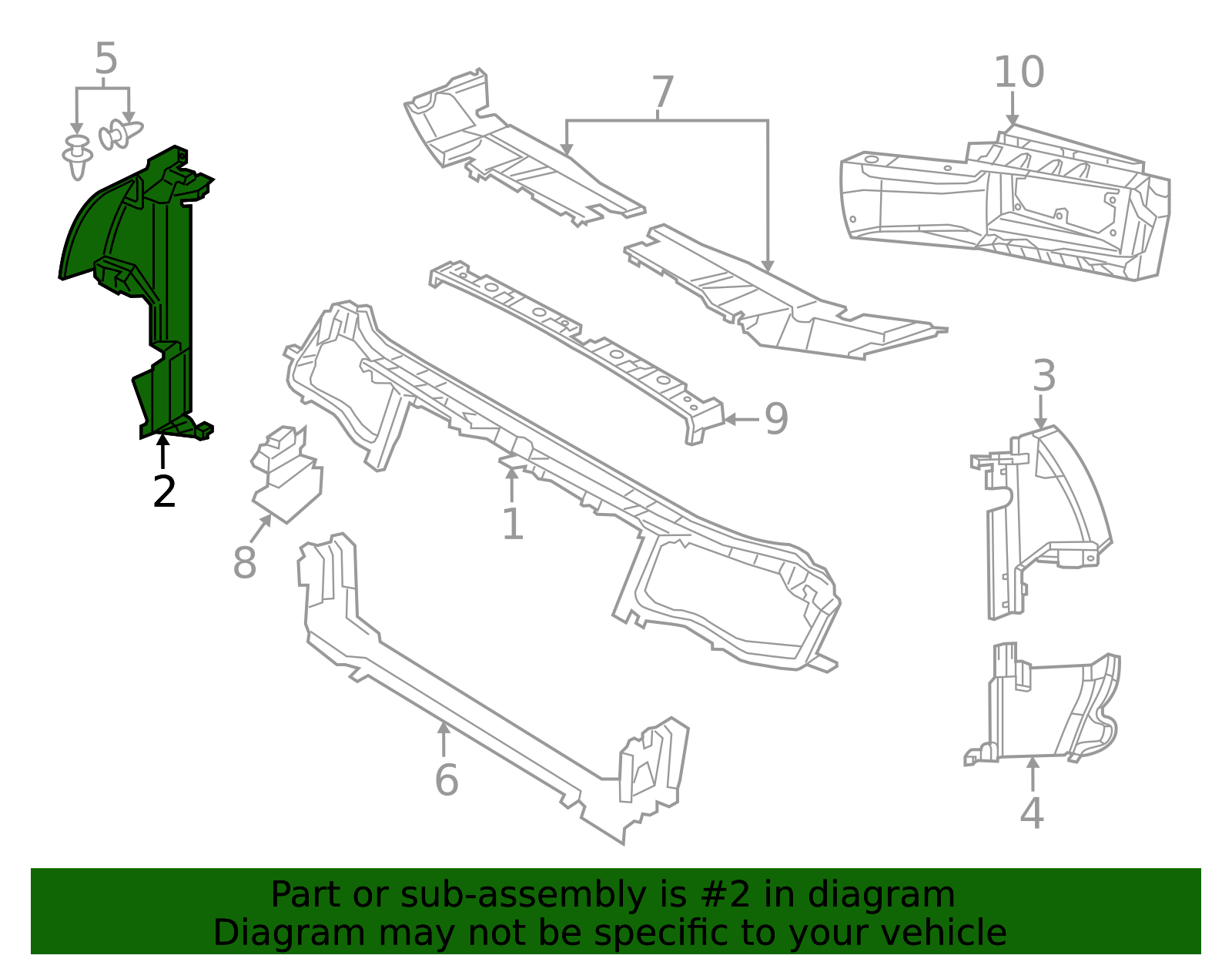 Air Guide 68212036AB | Mopar Parts Canada