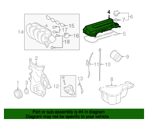 Genuine Official Toyota Valve Cover part# 11201-0D030 for Ourisman ...