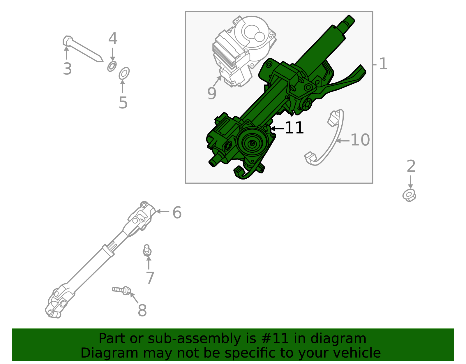 2021-2024 Kia K5 Steering Column 56390-L3220 | QuirkParts
