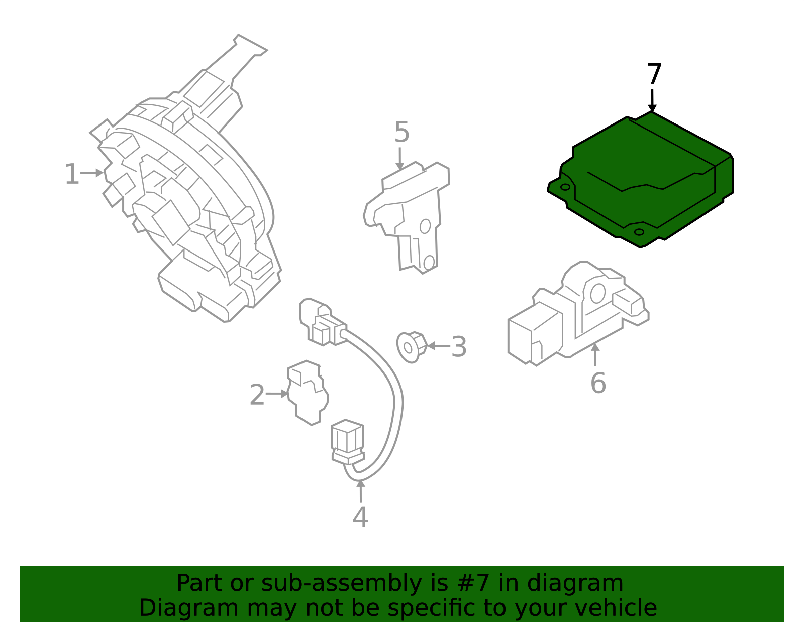 2016-2018 Kia Sorento Diag Unit W/Sens 95910-C6000 | TascaParts.com