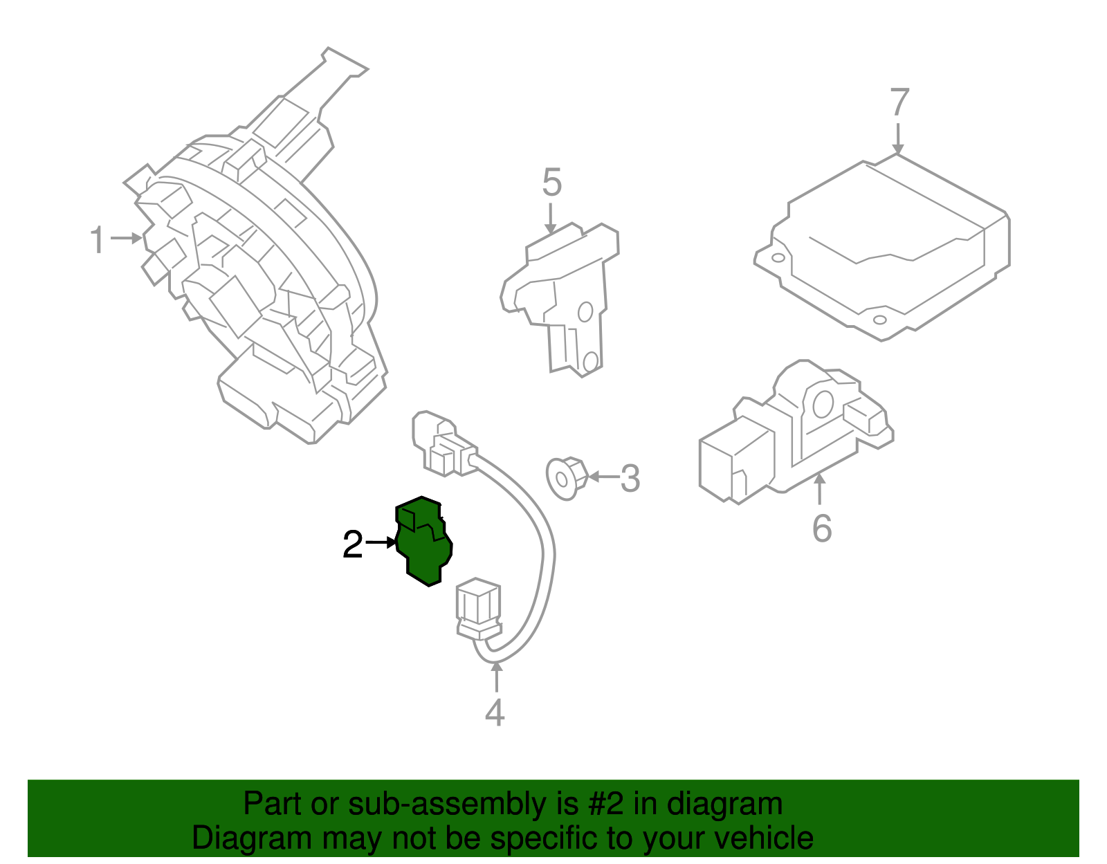 95920-B4000 - Air Bag Impact Sensor 2016-2022 Kia | Kia.Parts Store