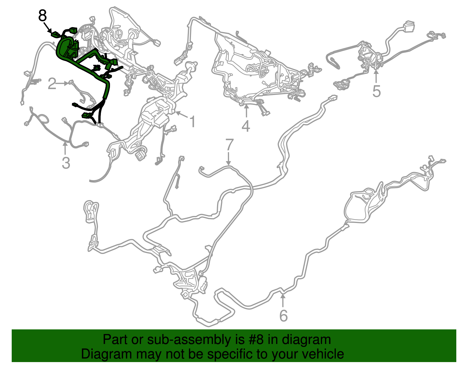 2013-2019 Ford Wire Harness AG9Z-9D930-B | Ford OEM Parts Outlet