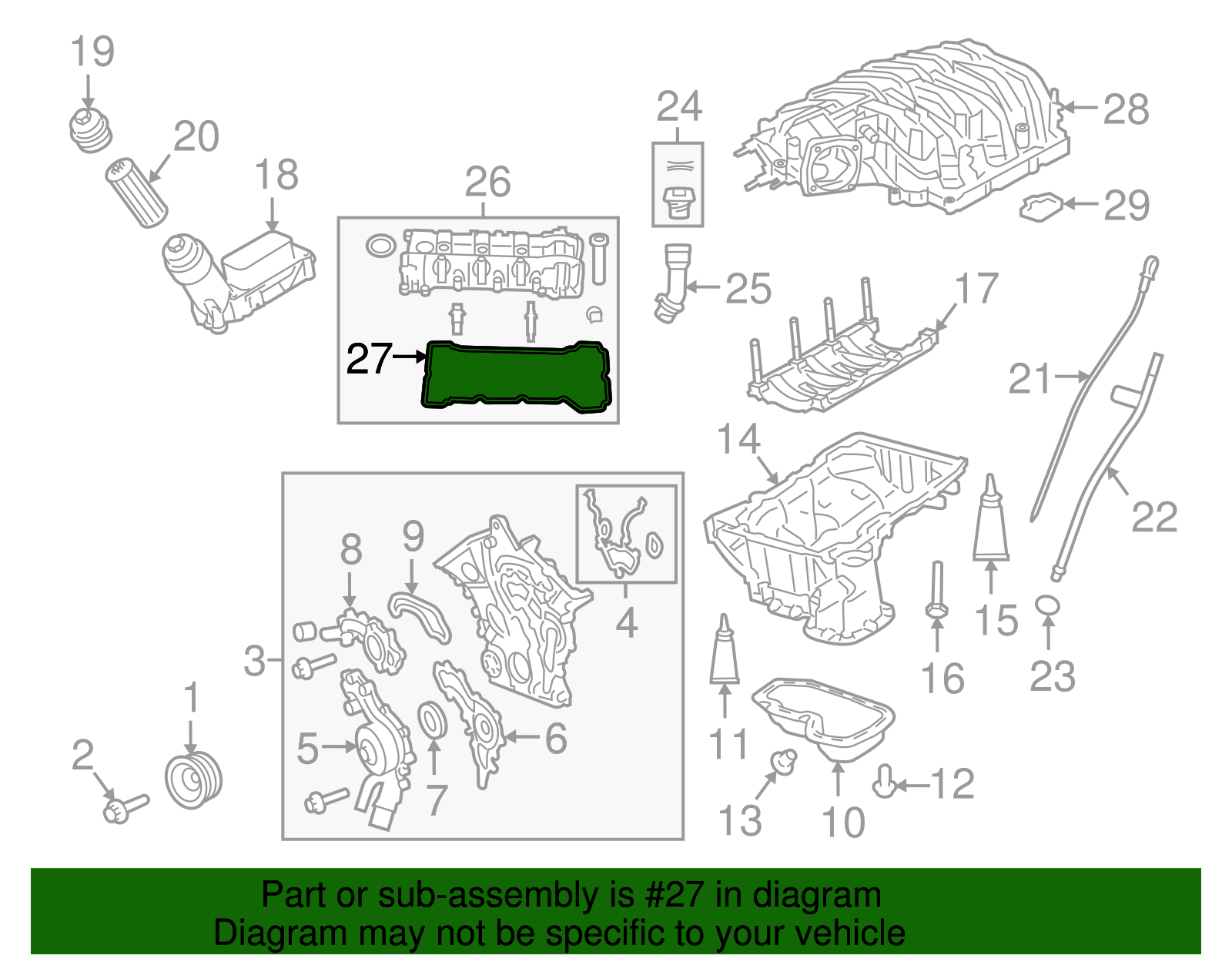 2016-2025 Mopar Gasket 04893804AC | Mopar Parts Canada