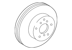 43512-06010 - Toyota Disc Brake Rotor 1992-2001 Toyota Camry ...