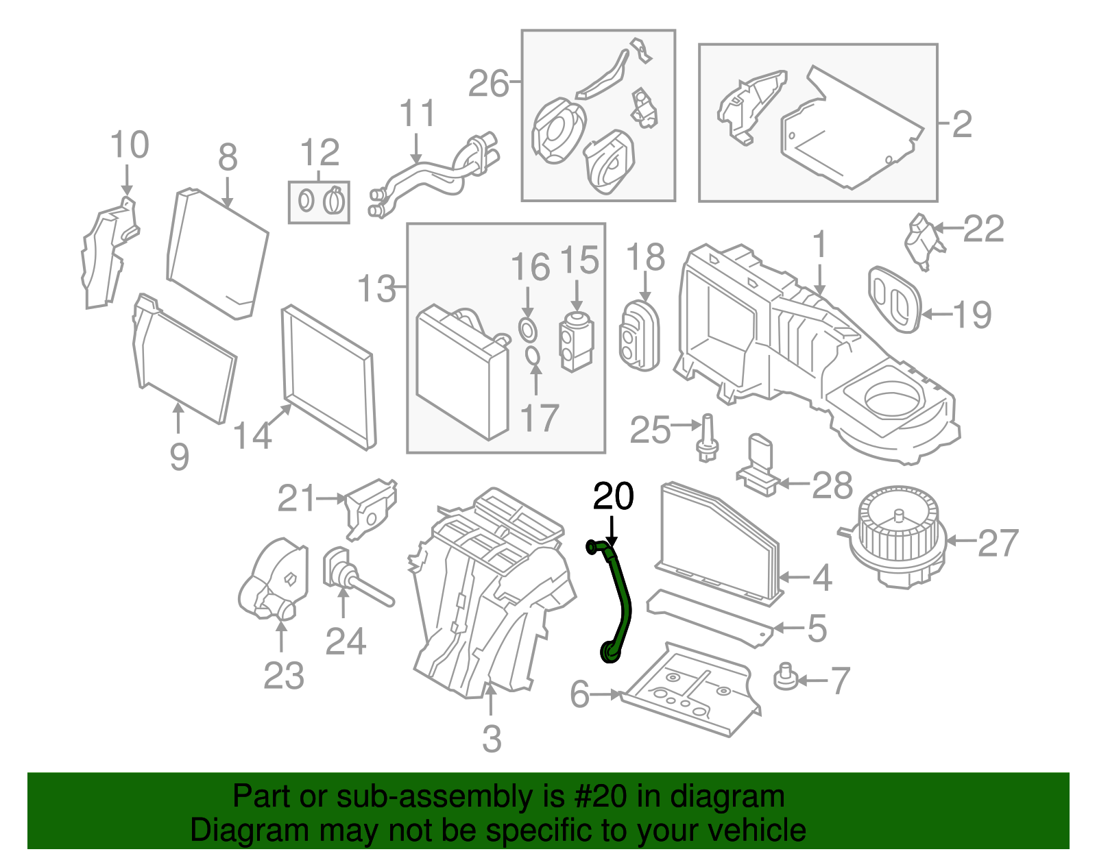 2005-2022 Volkswagen Drain Pipe 1K1-260-113-D | VW Direct Auto Parts