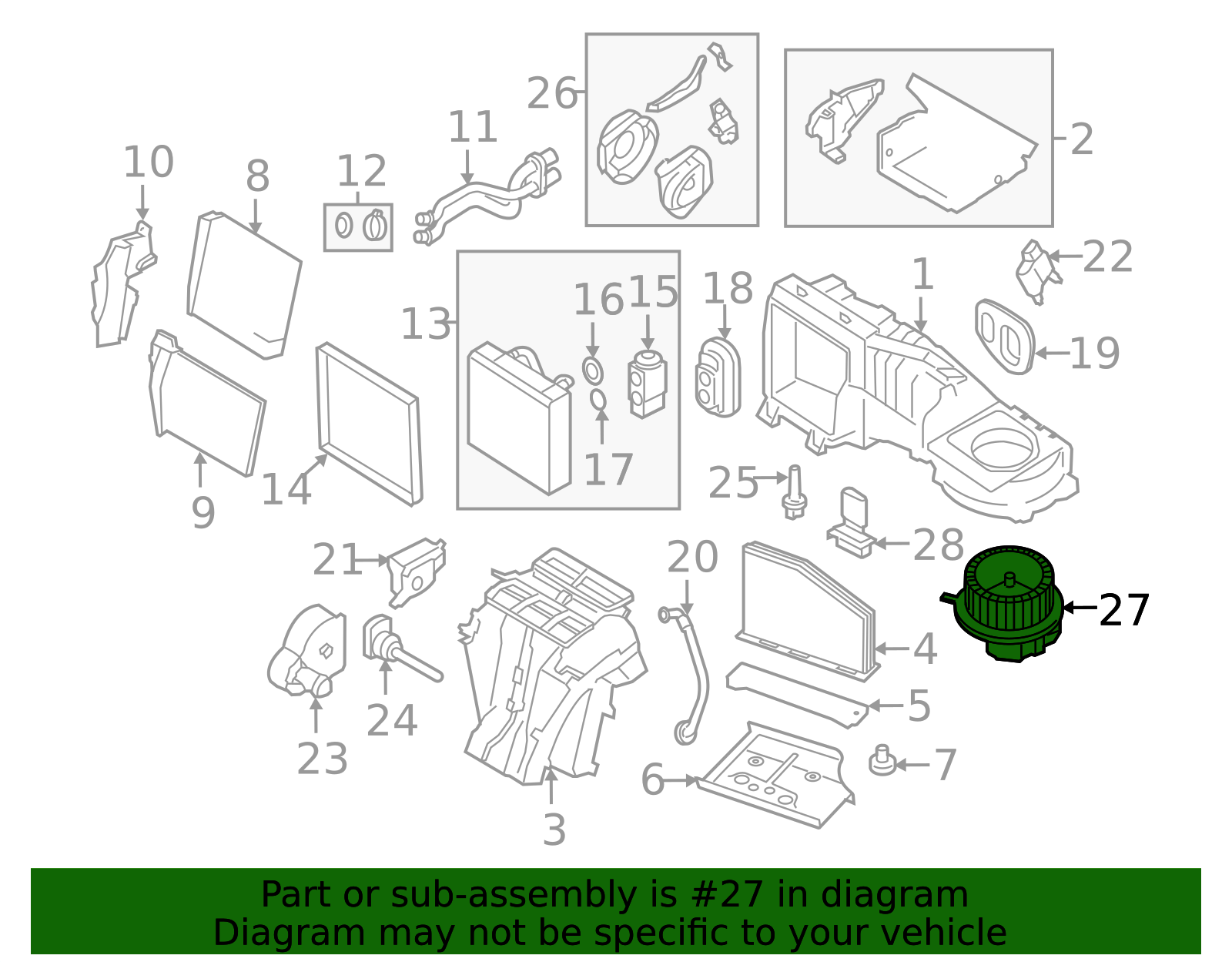 2005-2018 Volkswagen HVAC Blower Motor Assembly 1K1-819-015-F | OEM ...
