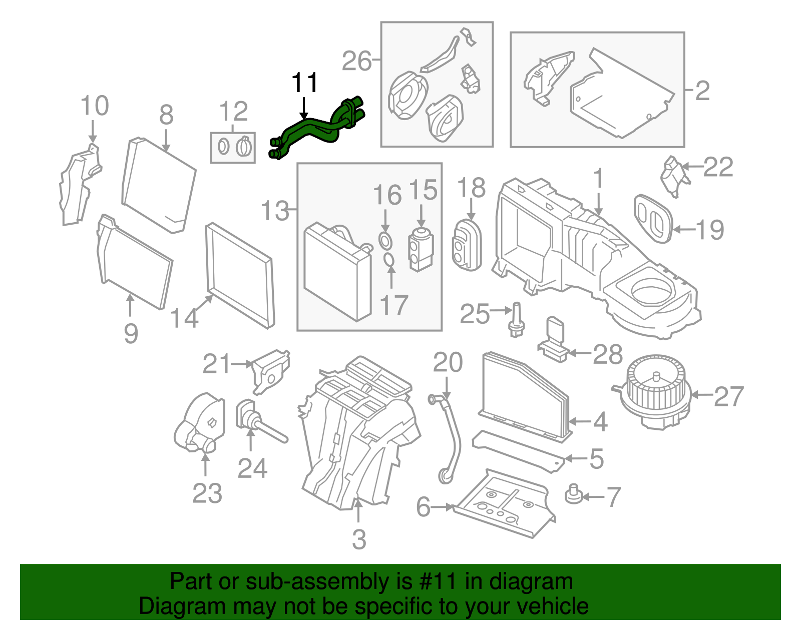 2005-2018 Volkswagen Pipe Kit 1K1-819-857-C | VW Direct Auto Parts