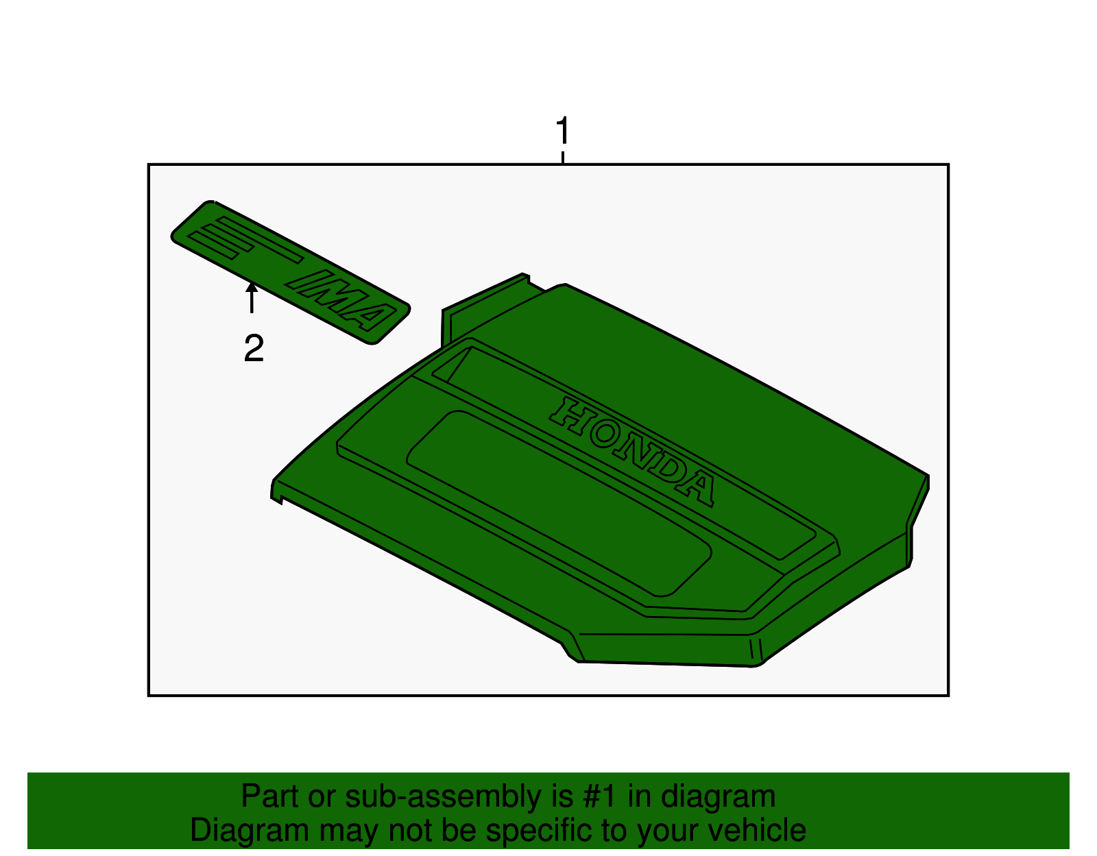 32121-RMX-000 - Honda Engine Cover 2006-2011 Honda Civic | Performance ...